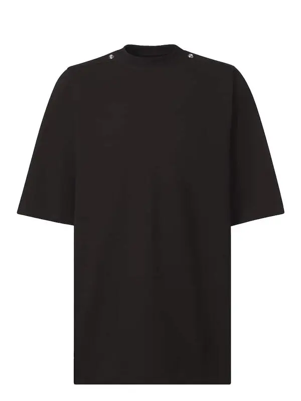 Rick Owens Jumbo Cotton Jersey T-shirt - Black