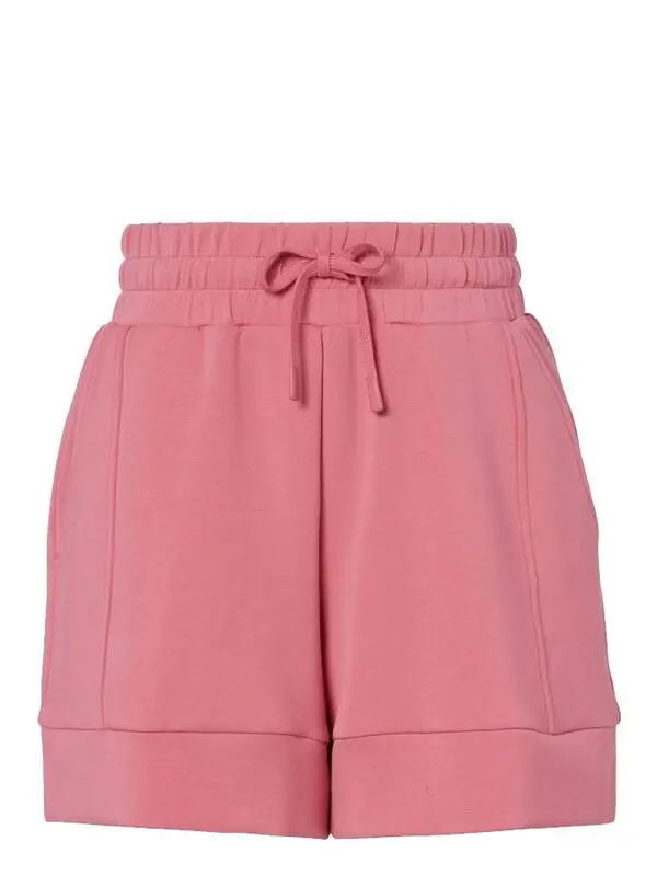 Varley Atrium High-rise Jersey Shorts - Pink