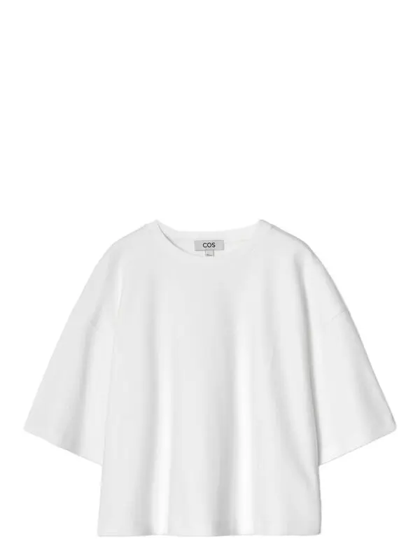 Cos Oversized Boxy T-shirt - White