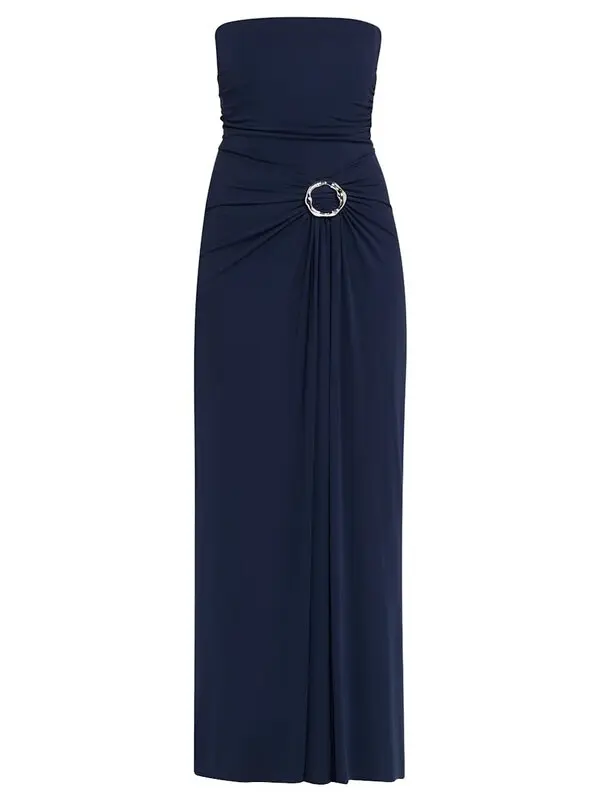 Simkhai Emma Strapless Jersey Gown - Midnight