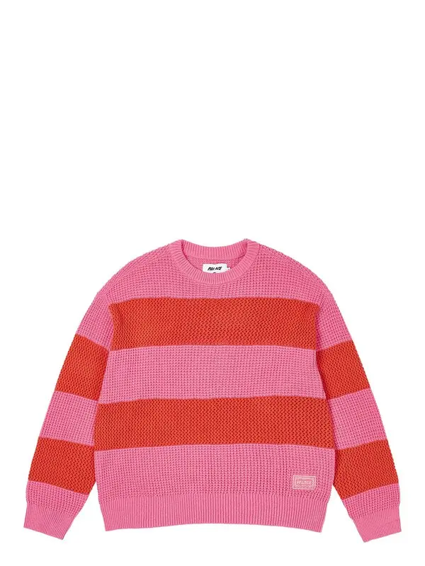 PALACE Open Stripe Knit - Pink