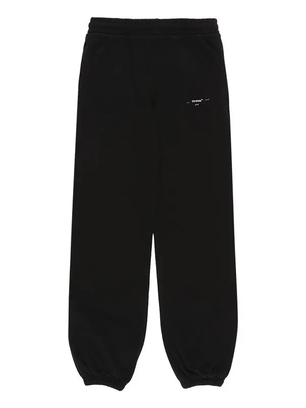 Off-White Logo Slim Sweatpants - Black