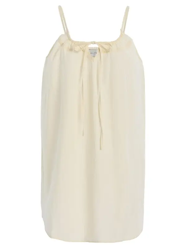 DEIJI STUDIOS Organic Cotton Poplin Mini Dress - Ivory