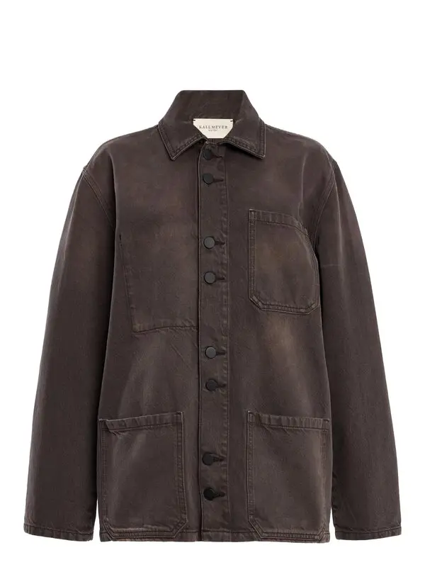 KALLMEYER Jacques Cotton Worker Jacket - Brown