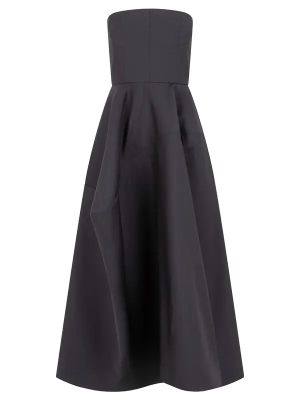 HEIRLOME Karla Voluminous Strapless Dress - Blue