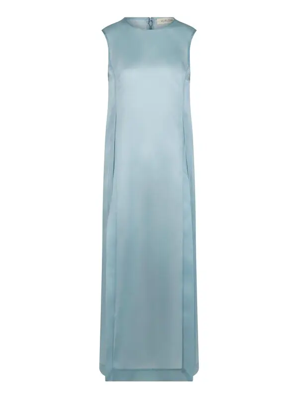 HEIRLOME Zoey Silk-organza Long Top - Blue