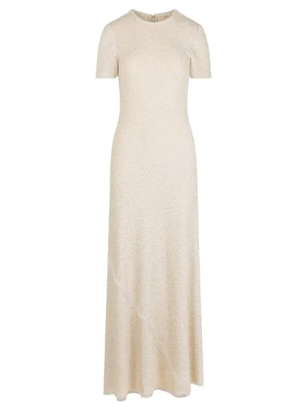 HEIRLOME Textured Crepe Maxi Dress - Ivory
