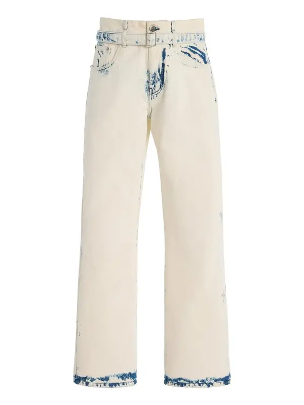 Proenza Schouler Ellsworth Bleached Jeans - White
