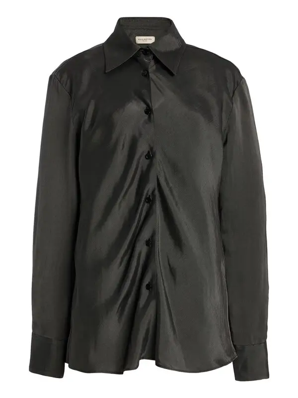 KALLMEYER Joan Bias Shirt - Dark Grey