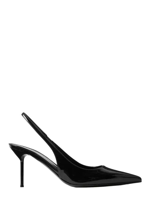 Paris Texas Lidia Patent-leather Slingback Pumps - Black
