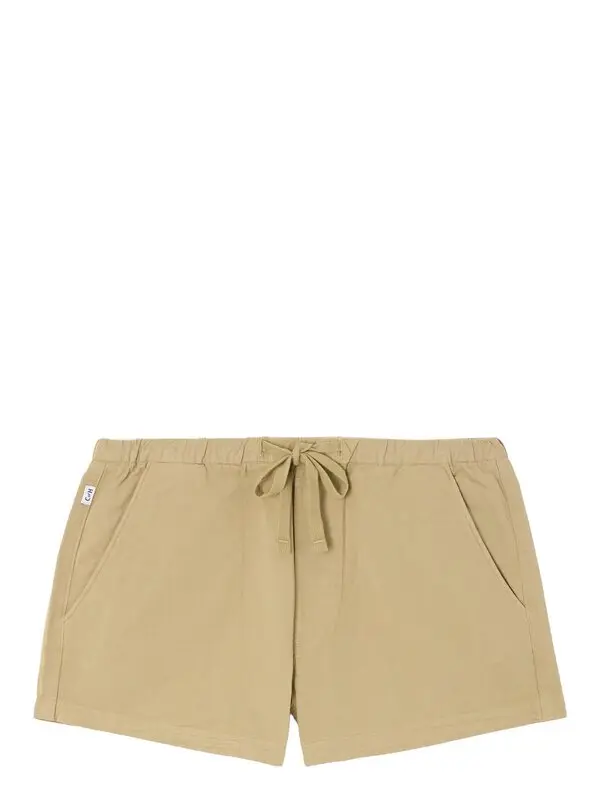 Citizens Of Humanity Este Cotton And Linen-blend Shorts - Neutrals
