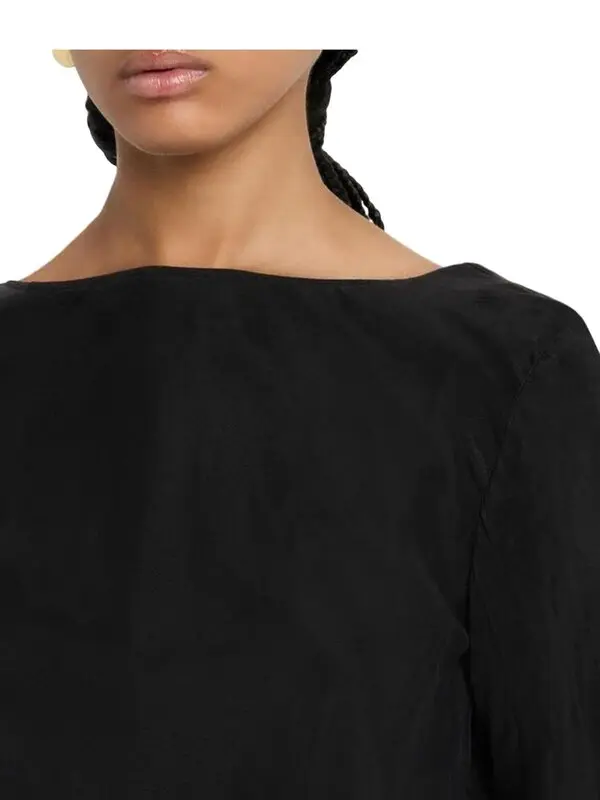 BY MALENE BIRGER Laura Backless Blouse - Black
