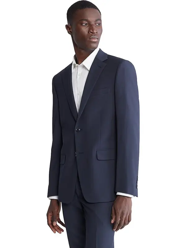 Calvin Klein Skinny Fit Suit Jacket - Navy