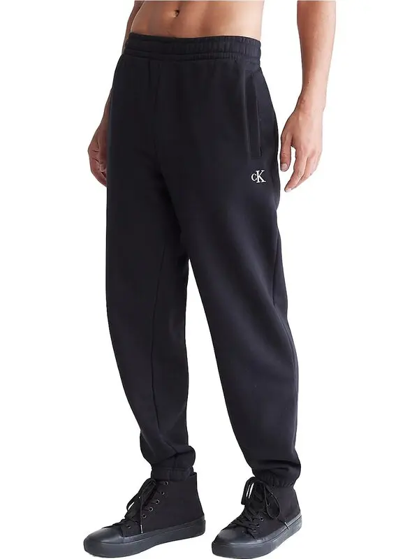 Calvin Klein Archive Logo Fleece Joggers - Black Beauty