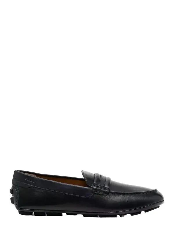 Bally Kerbs Leather Loafers - Blue