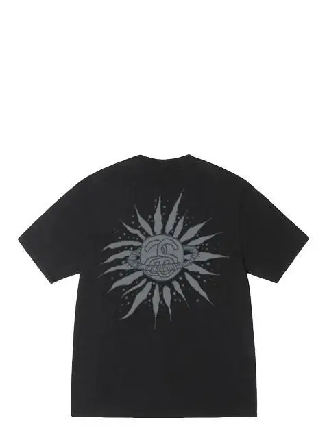 StÜssy Look Beyond Pigment Dyed Tee Shirt - Black