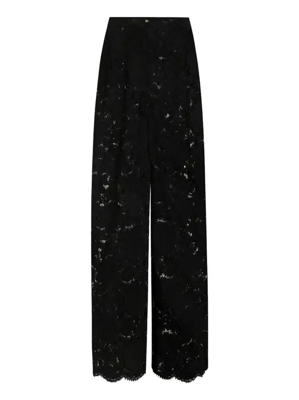 Dolce & Gabbana Dna Lace Trousers - Black