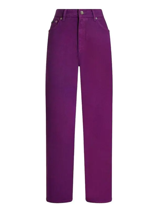 Dolce & Gabbana Dna Cotton Jeans - Purple