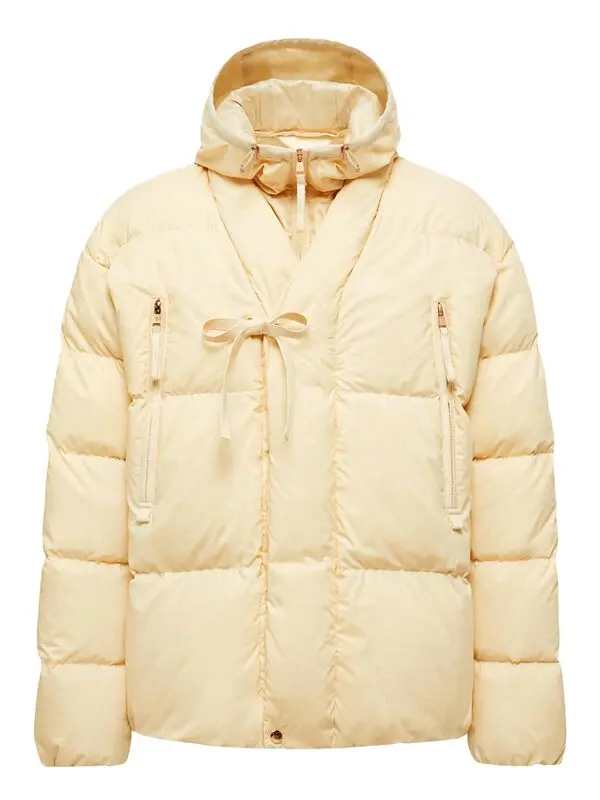 MONCLER X GILGA FARM DESIGNED BY DONALD GLOVER X Gilga Farm Donald Glover Tangelo Down Jacket - Yellow