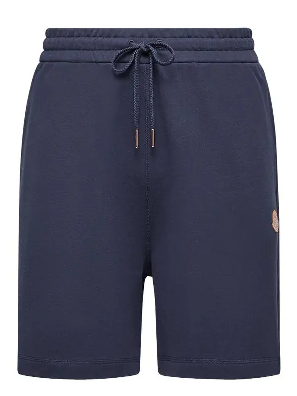 MONCLER X GILGA FARM DESIGNED BY DONALD GLOVER X Gilga Farm Donald Glover Cotton Shorts - Blue