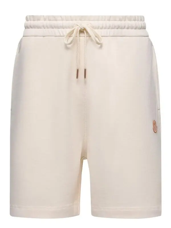 MONCLER X GILGA FARM DESIGNED BY DONALD GLOVER X Gilga Farm Donald Glover Cotton Shorts - White