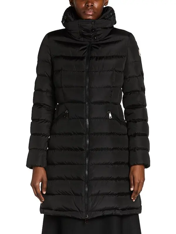 Moncler Flammette Coat - Black
