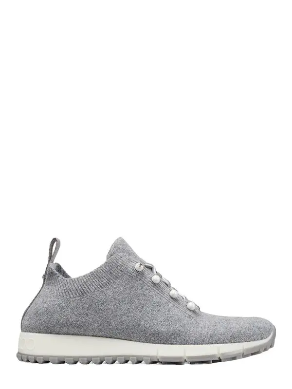 JIMMY CHOO Veles Pearl Embellished Sneakers - Grey