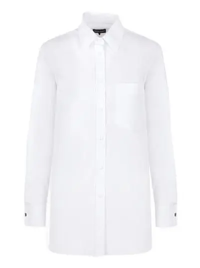 GIORGIO ARMANI X 10 CORSO COMO Cotton Poplin Shirt - White