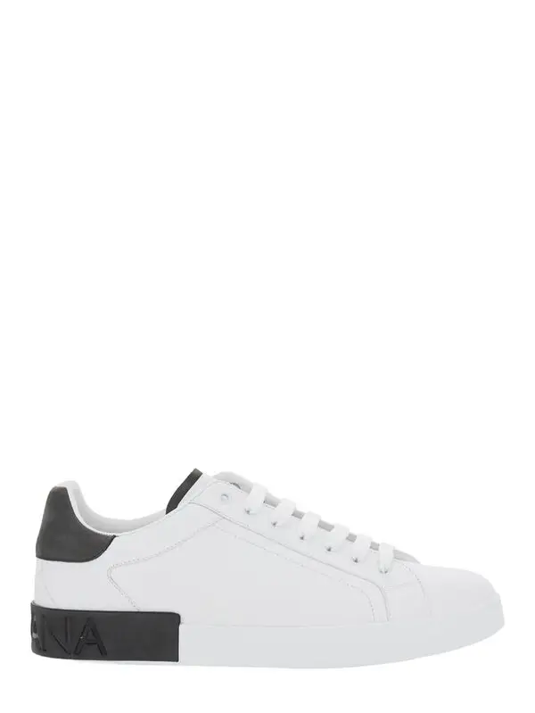 Dolce & Gabbana Portofino Low Top Sneakers - White
