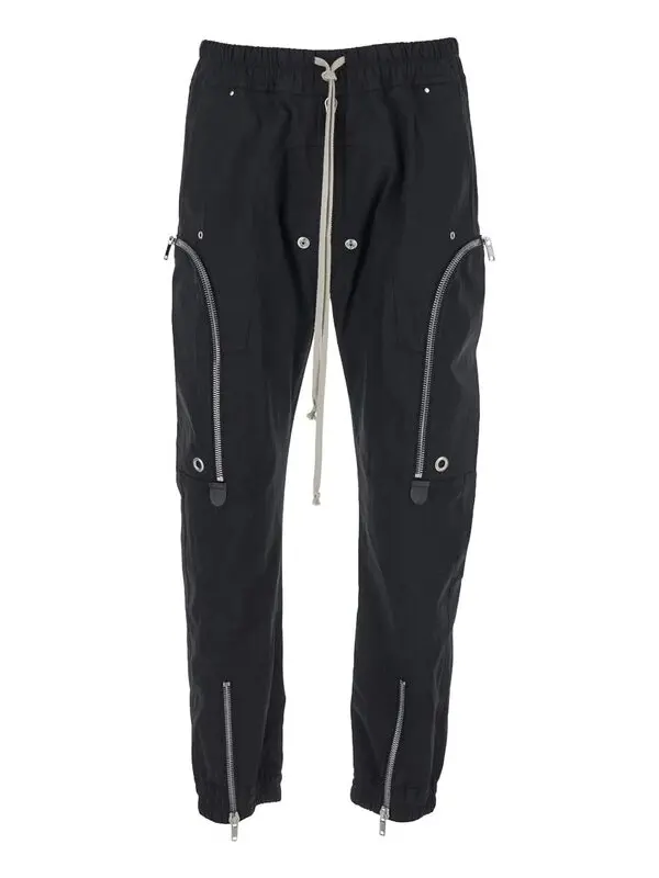 Rick Owens Bauhaus Cotton-stretch Pants - Black