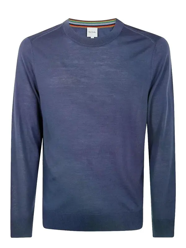 Paul Smith Crew-neck Wool Sweater - Blue