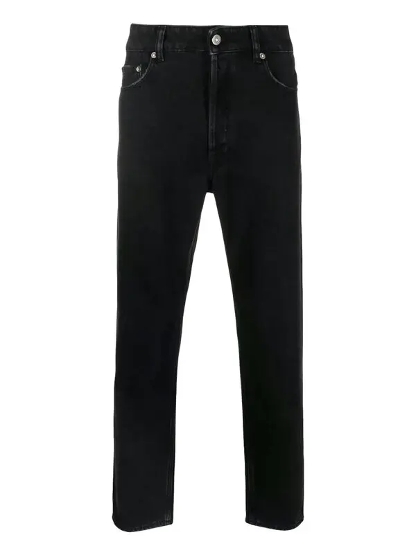 GOLDEN GOOSE Low-rise Straight-leg Jeans - Black