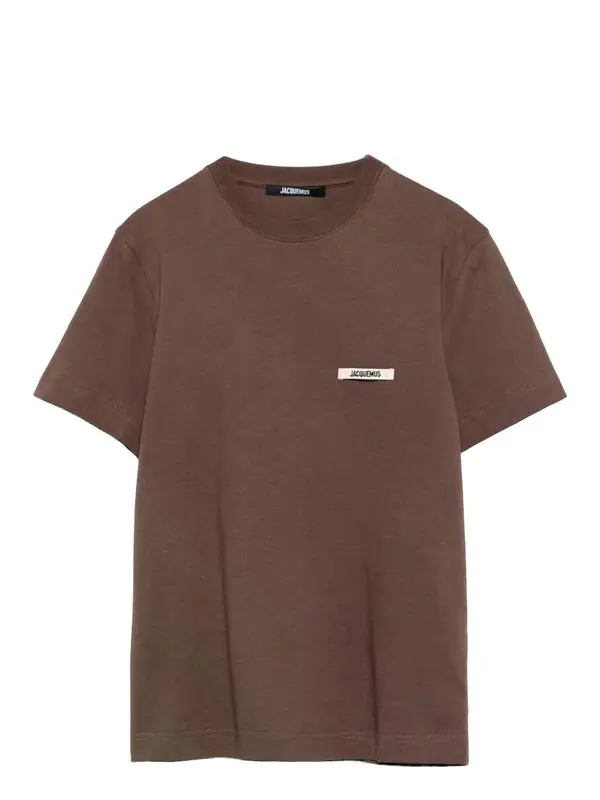 Jacquemus Gros Grain T-shirt - Brown