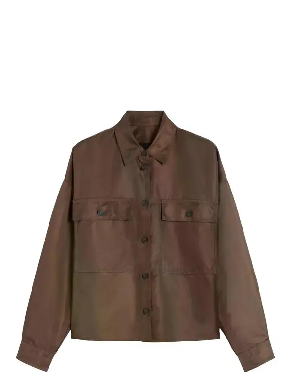 Max Mara Cropped Shirt - Brown