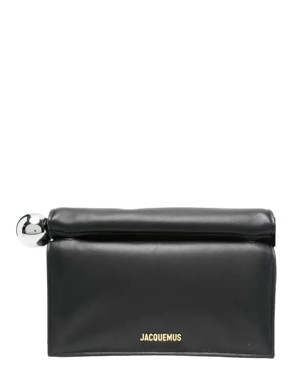 Jacquemus The Rond Carré Clutch - Black
