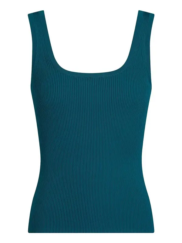 Zimmermann Ribbed Knit Tank - Teal