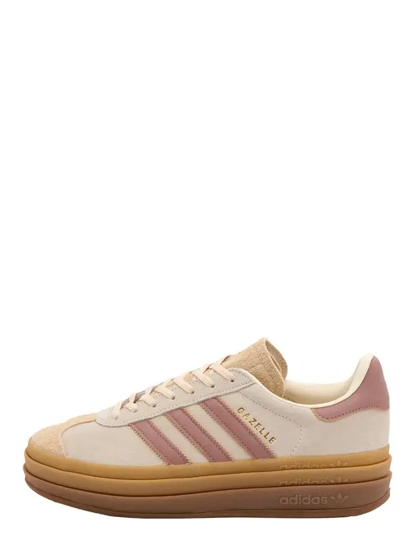 Adidas Gazelle Bold Sneakers - Cream White/warm Clay/sand Strata