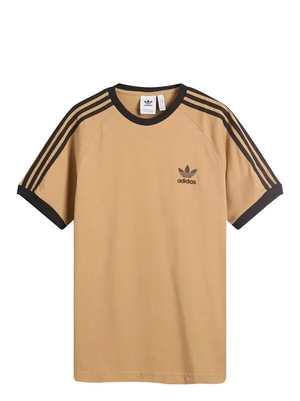 Adidas 3-stripes T-shirt - Cardboard/black