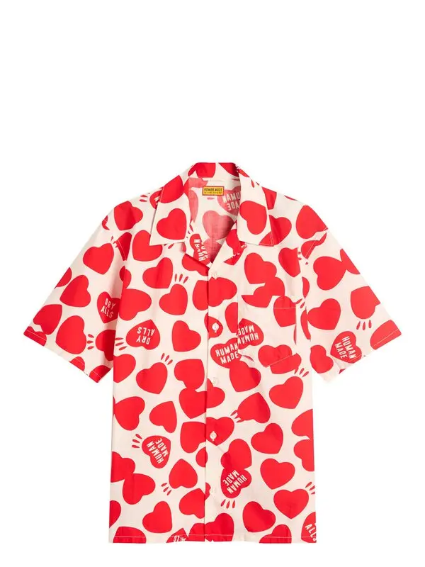 HUMAN MADE Heart Vacation Shirt - White