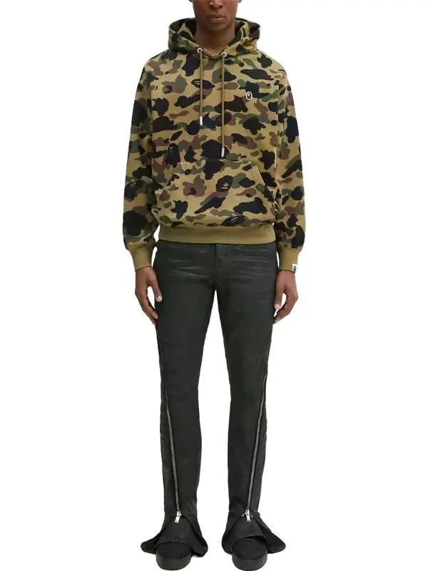 A BATHING APE Camouflage-pattern Hoodie - Neutrals