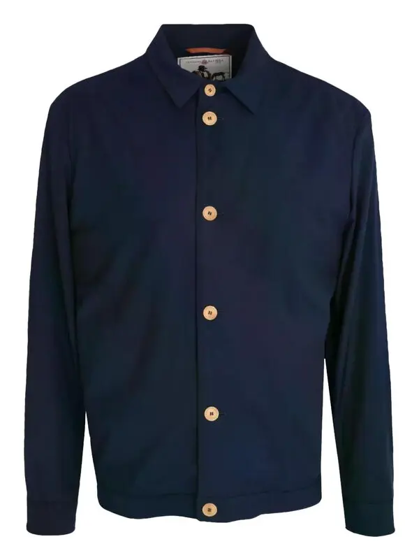 Luciano Barbera Button-fastening Shirt Jacket - Blue