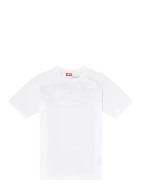 DIESEL T-boxt-t24 Logo-print T-shirt - White