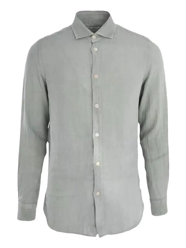 Boglioli Long-sleeve Button-fastening Shirt - Grey
