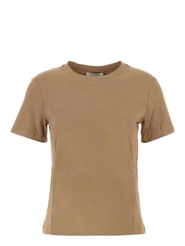 Max Mara Cotton T-shirt - Neutrals