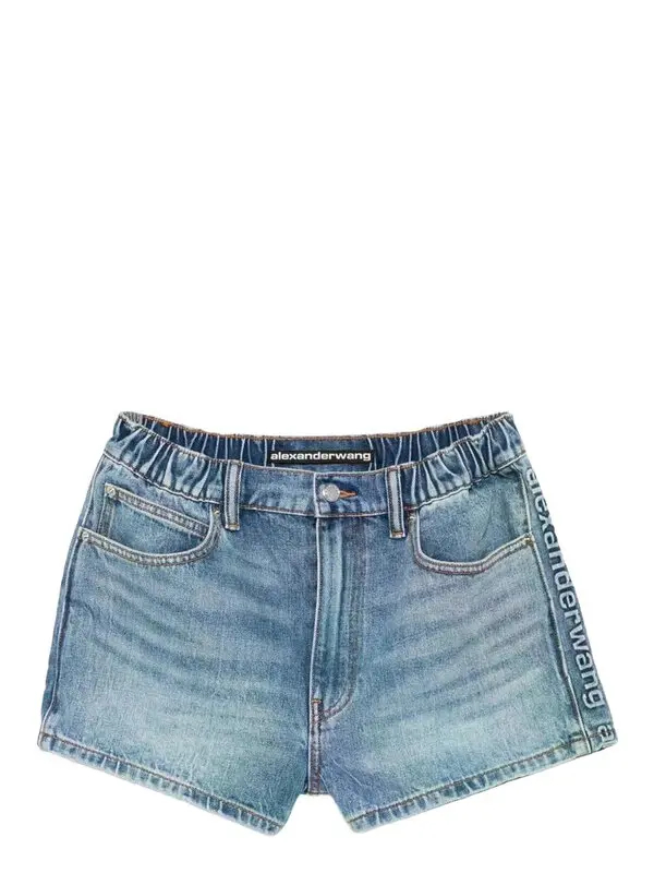 Alexander Wang Marathon Denim Shorts - Blue