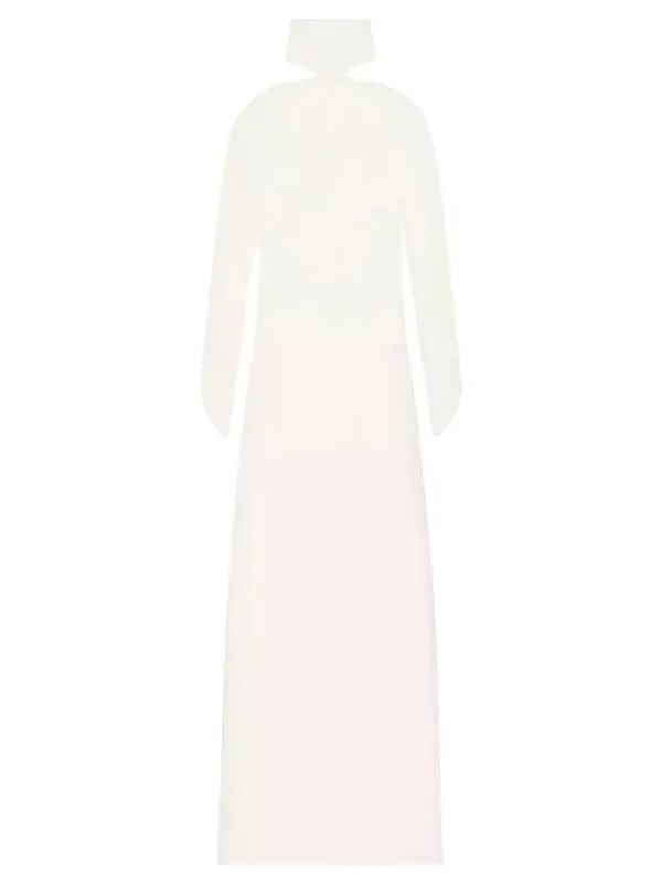COURREGES Asymmetric Shoulder-detail Dress - White