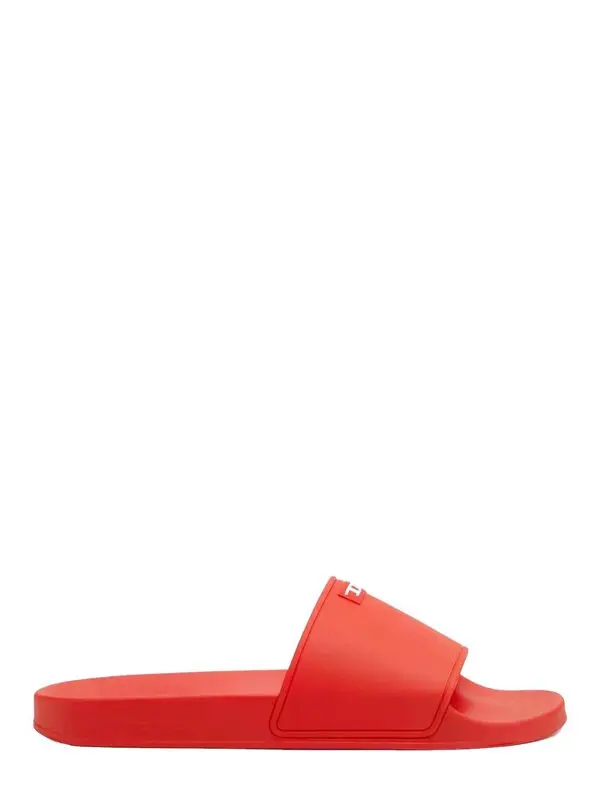 Diesel Logo-patch Slides - Red