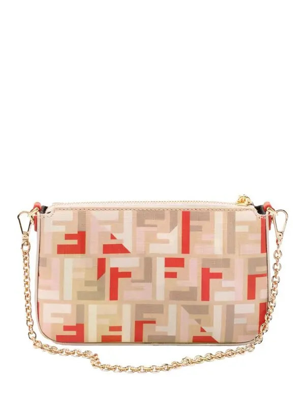 Fendi Ff-motif Shoulder Bag - Neutrals