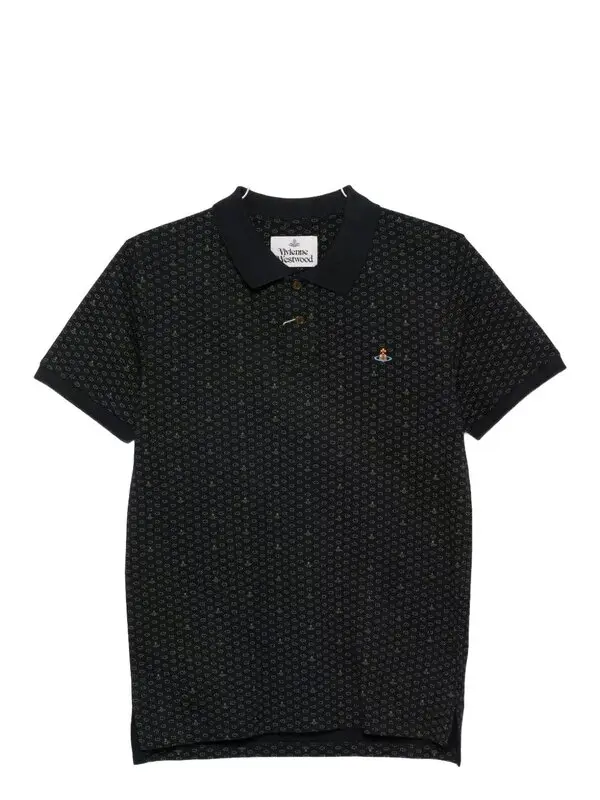 VIVIENNE WESTWOOD Cotton Polo Shirt - Blue