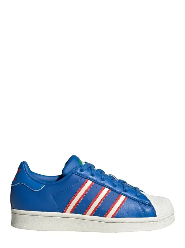 Adidas Superstar Sneakers - Bright Royal/off White/red